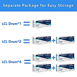 LCL Compatible Drum Unit Replacement for Brother DR-223 DR223 DR223CL DR-223CL HL-L3210CW MFC-L3710CW MFC-L3750CDW MFC-L3770CD for Cyan or Magenta or Yellow (1-Pack)