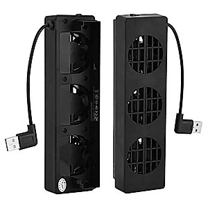 Mxzzand Good erformance Game Console Cooling Fan USB Cooling Game Console for Switch NS Console