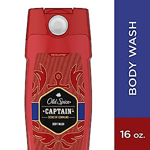 Old Spice Red Collection Body Wash for Men, Captain, 16 oz
