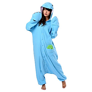 SAZAC Manatee Kigurumi - Onesie Jumpsuit Halloween Costume (One Size)