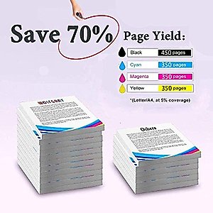 Wolfgray 24PK LC61 Compatible LC61BK LC61C LC61M LC61Y Ink Cartridge for Brother MFC-490CW MFC-495CW MFC-J615W MFC-J630W MFC-790CW MFC-290C DCP-165C DCP-385C DCP-585CW MFC-5490CN MFC-5890CN MFC-6490CW