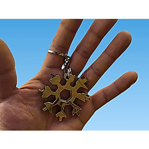 Generic Stainless Steel Snowflakes Multi Tool ,screwdriver,wrench