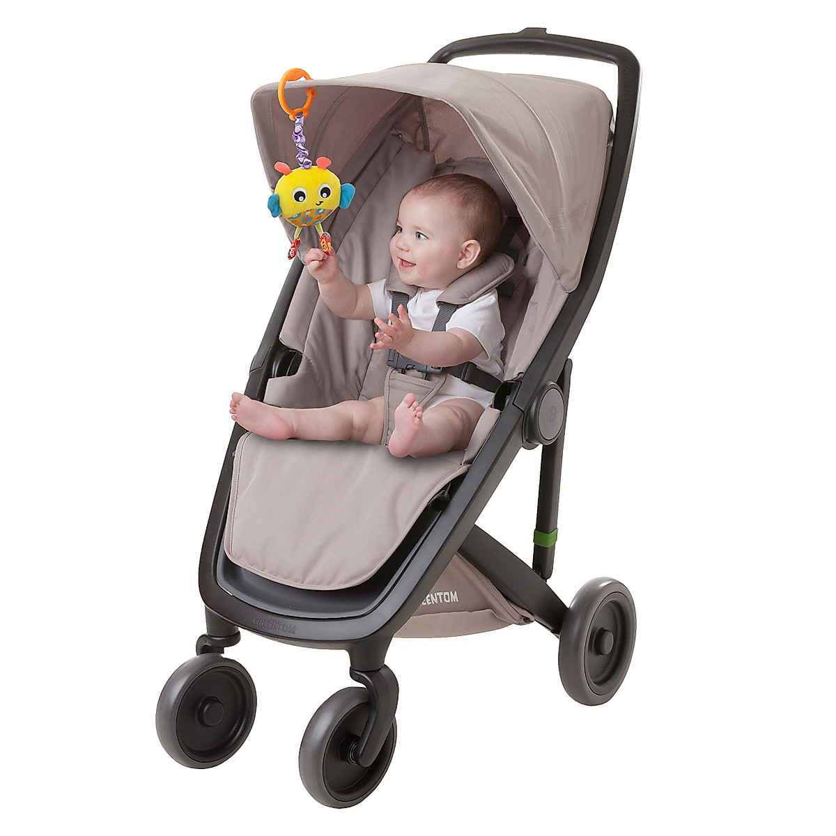 Playgro Baby Toy Wiggling Bertie Bee 0186972 for Baby Infant Toddler Children is Encouraging Imagination with STEM/STEAM for a Bright Future - Great Start for A World of Learning