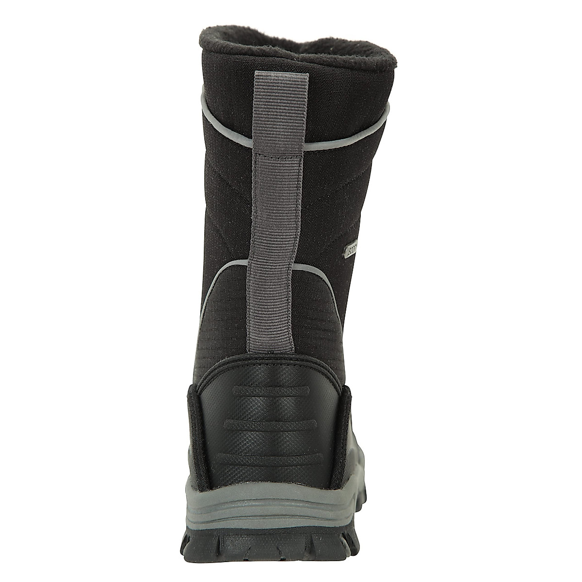 Mountain Warehouse Park Youth Kids Snow Boots - Warm Winter Shoes Black Kids Shoe Size 5 US