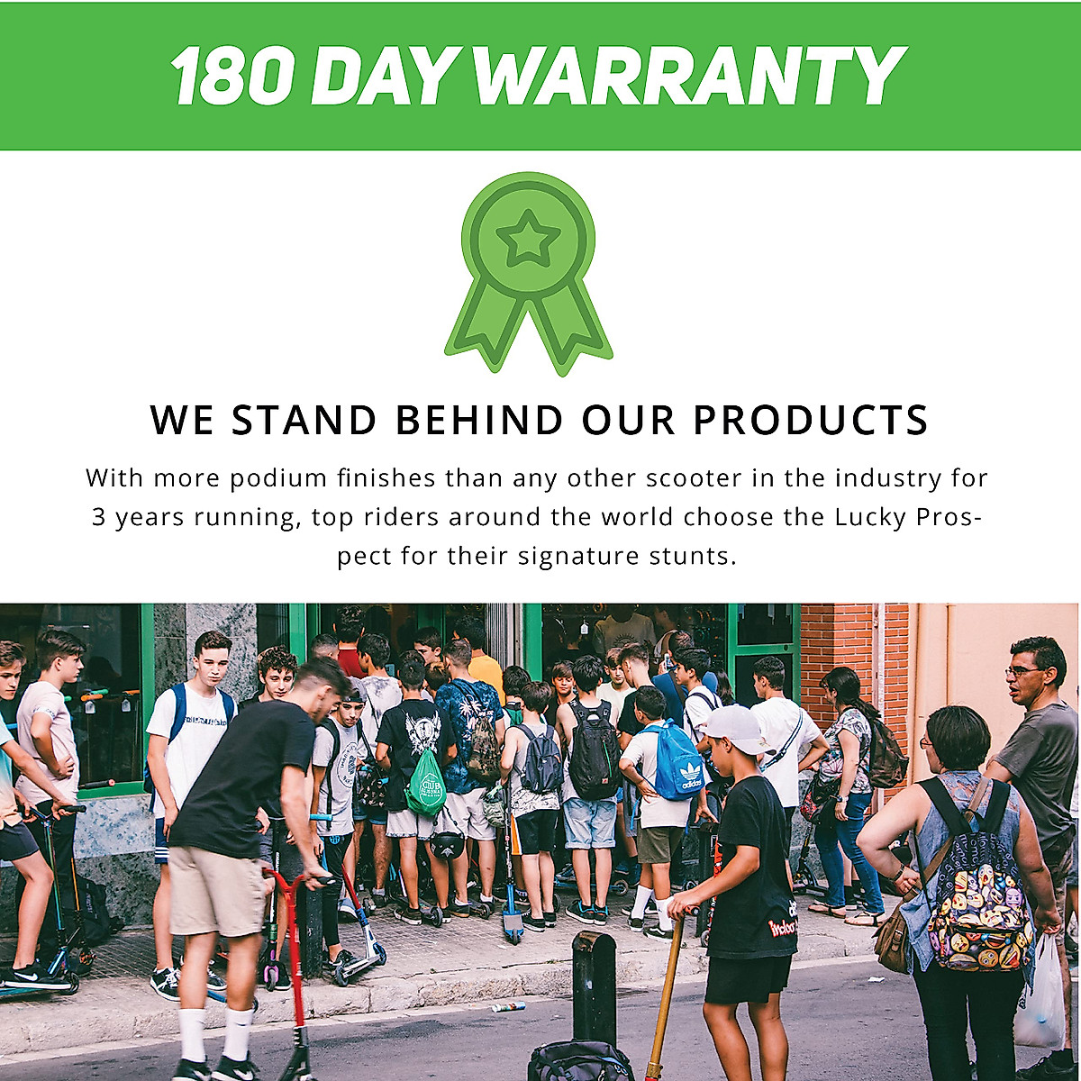 Lucky TFOX Complete Pro Scooter - Tanner Fox Designed Trick Scooter for Intermediate Riders, Analog