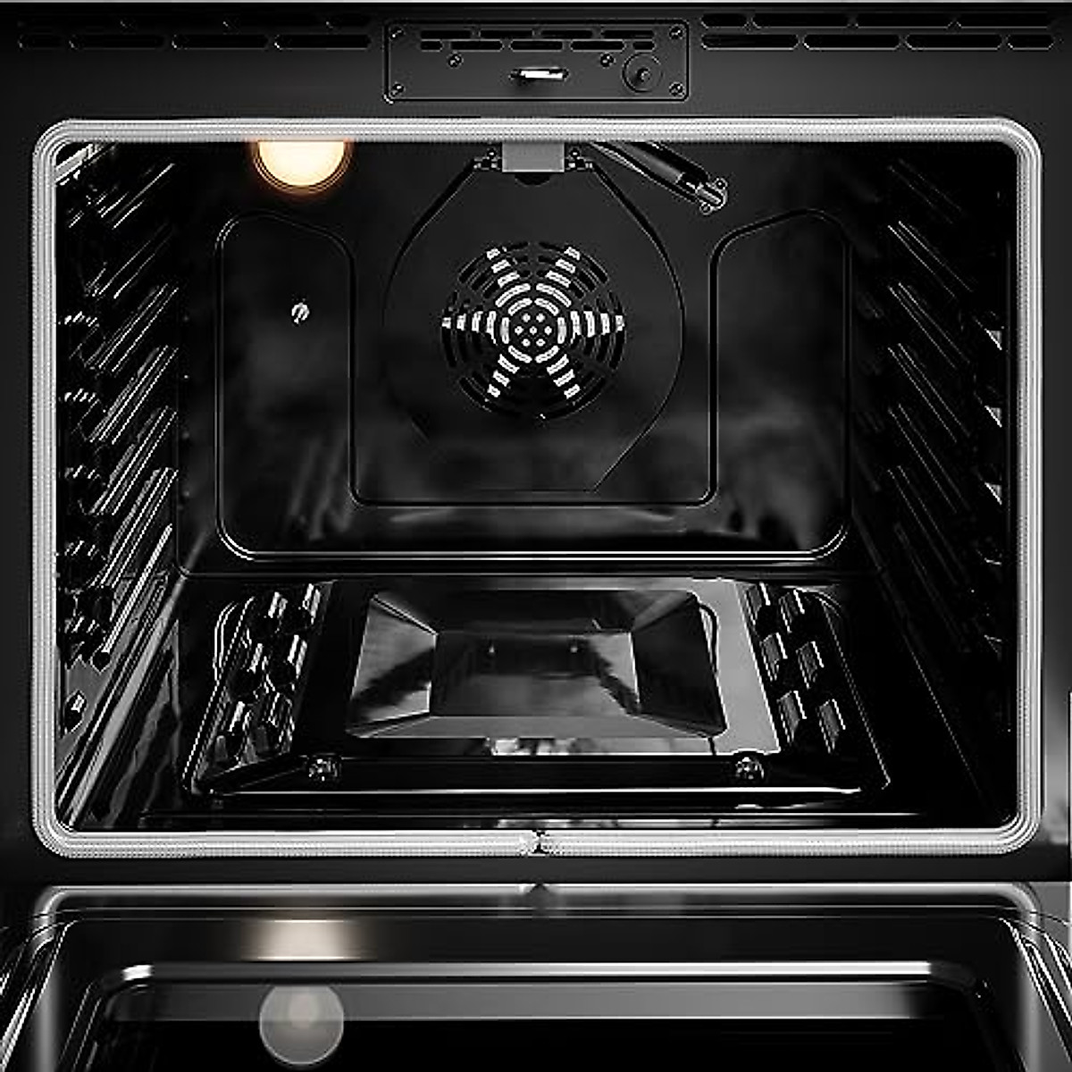 Kenmore Front Control Gas Range Oven with 5 Cooktop Burners, True Convection, Steam and Self Clean, Freestanding Stainless Steel Stove and Oven, 4.8 cu. ft. Capacity