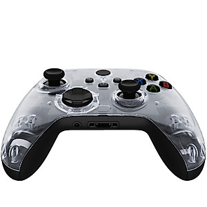 eXtremeRate Replacement Faceplate for Xbox Series X & S Controller - Personalize Your Control - Clear Custom Front Housing Shell for Xbox Core Wireless Controller [Controller NOT Included]