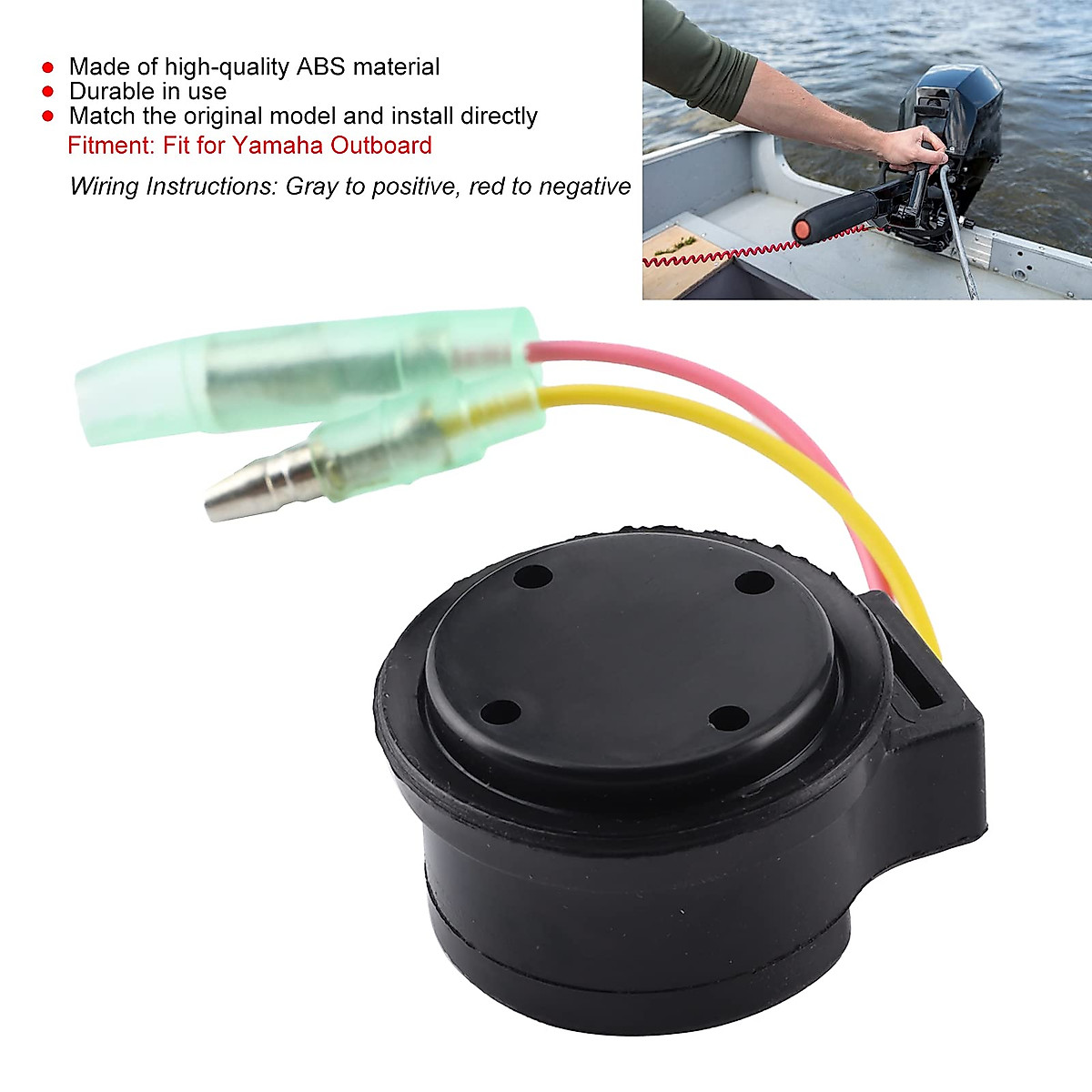 Fydun Warning Horn Buzzer Control Box OE: 703‑83383‑11 703‑83383‑10‑00 Suitable for Outboard
