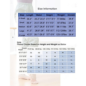 Daydance Black Women Dance Pants Ripstop Ballet Warm Up Perspiration Trousers