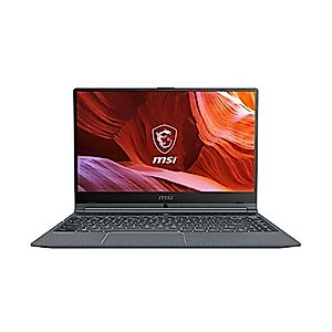 MSI Modern 14 Ultra Thin and Light Professional Laptop: 14" FHD 1080p, Intel Core i5-10210U, UMA, 8GB, 512GB SSD, Win10, Carbon Gray (A10M-1052)