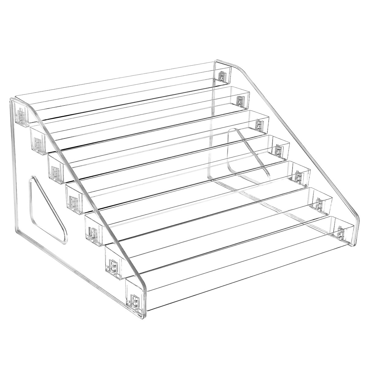 Vowcarol Clear Paint Organizer, Miniature Paint Holder 7 Layers Paint Storage Rack, Craft Paint Organizer Rack