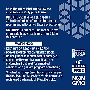 Life Extension Rest & Renew - Ashwagandha Extract with Melatonin - Sleep Supplement Herbal Formula for Healthy and Restful Sleep Support - Gluten Free, Non-GMO, Vegetarian - 30 Capsules