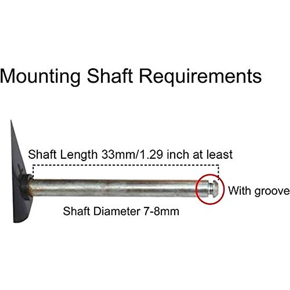 Suiwotin 2PCS Black Shopping Cart Wheels Replacement Rubber Foaming, 5.1'' Diameter