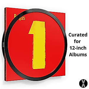 Vinyl Addix Record Display Frame - Wall Mounted Vinyl Record Holder and Album Frame, Vinyl Record Frame to Showcase up to 5 LPs