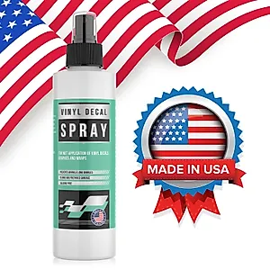 Berkland 8oz Vinyl Decals & Wraps Spray - Made in USA - for Cars, Trucks, ATVs, Motorcycles - Quick Drying, Silicone-Free
