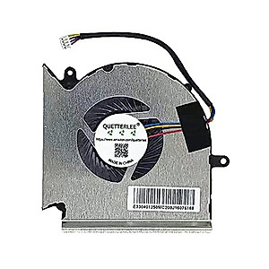 QUETTERLEE Replacement New GPU Cooling Fan for MSI GE63 GL63 GV63 GP63 GP73 GE73 GL73 GE63VR GE63VR-7RE GE63VR-7RF GE73VR GE73VR-7RE GE73VR-7RF MS-16P1 16P7 MS-17C1 Series Fan PAAD06015SL N384 Fan
