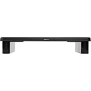Amazon Basics Adjustable Computer Monitor Riser Desk Stand