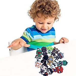 HUANGQH 20PCS funny cartoon keychains，tags Goodie Bag Stuffer Christmas gifts and holiday charms