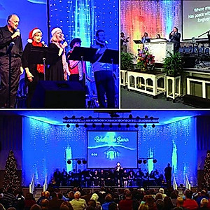 8PCS LED Stage Lights RGB - 54x3W DJ Par Lights,Gradient,DMX Controlled Sound Activated Auto,Strobe Wash Lights for Party Home Wedding Concert Church Festival Dance Floor Lighting