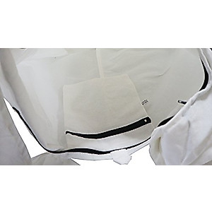 Lovely Creations Thai Monk Buddha Cotton Sling Crossbody Messenger Bag Purse Hippie Hobo Shoulder Bag (์NN White)