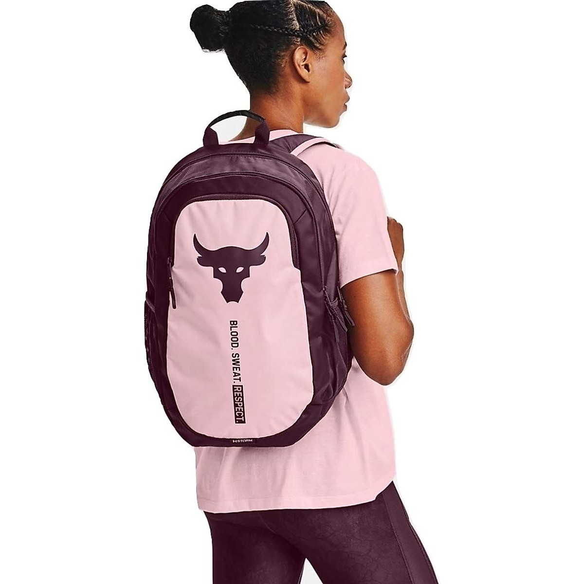 Under Armour Project Rock Brahma Backpack Level Purple/Rosewater (569)
