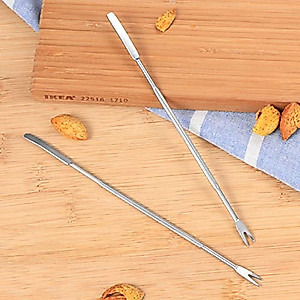 Luxshiny Oyster Crackers Oyster Crackers Oyster Crackers 10 Pcs Stainless Kitchen Picnic Seafood Tools Lobster Forks Set Crab Leg Forks Picks Steel Seafood Forks Ar Multitool Mini Forks