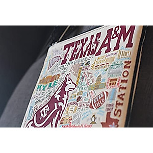 Catstudio Zipper Pouch, Texas A&M University Travel Toiletry Bag, 5 x 7, Ideal Makeup Bag, Dog Treat Pouch, or Purse Pouch to Organize School & Office Supplies for Students, Grads & Alumni