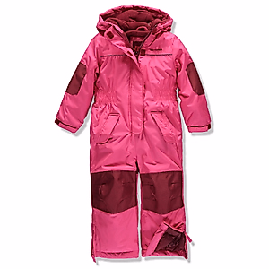 Pink Platinum Girls Snow Mobile One-Piece Ski Waterproof Baby Snowsuit for Toddlers