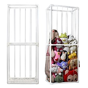 Extra Large Stuffed Animal Zoo Storage Holder,Kids Toy Storage Organizer Shelf Basket,Plush Toy Storage Organizer Shelf for Nursery Play Room Bedroom Organization Decoration