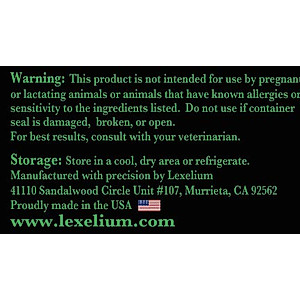 Lexelium Cat & Dog Prebiotic Digestion Supplement - Helps with Sensitive Stomach & Chronic Diarrhea – Contains Valuable Digestive Enzymes, Fiber & Prebiotics - 200g