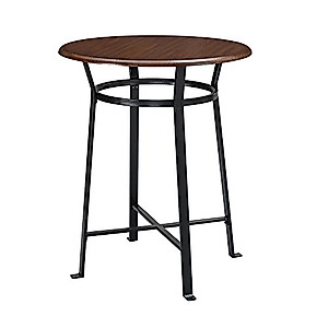 Dorel Living Montgomery 3-Piece Dining Set, Dark Mahogany -