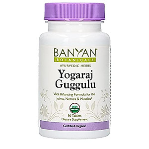 Banyan Botanicals Yogaraj Guggulu Tablets – Organic Supplement ­­– Traditional Blend for Supporting The Skeletal & Neuromuscular Systems* – 90 Tablets – Non-GMO, Sustainably Sourced, Vegan