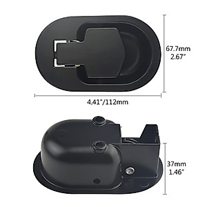 WMYCONGCONG 2 Set Sofa Recliner Replacement Parts Couch Recliner Replacement Cable with D-Ring Release Pull Handle Compatible with Ashley and Most Recliner Sofa