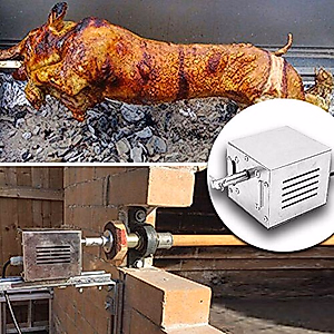 Hog Roast Machine BBQ Spit Stainless Steel Roasting Electric Motor Turning Loads 40kg,28W