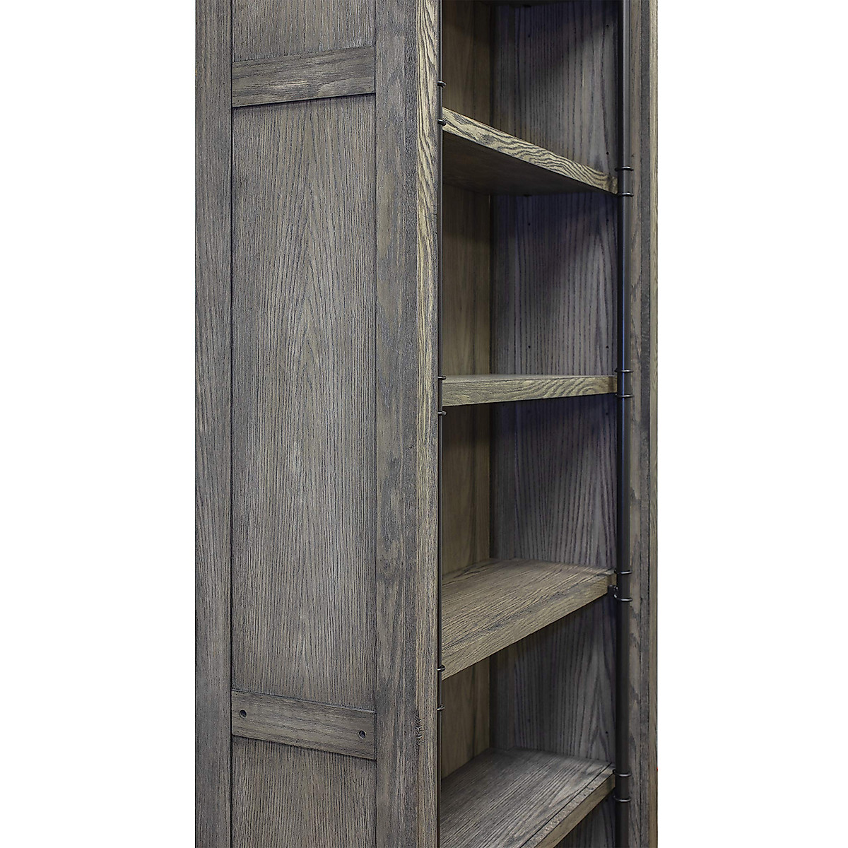 Martin Furniture Avondale 3 Bookcase Wall Gray