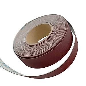 600 Grit Continuous Sandpaper Roll 1" x 26 Feet Emery Cloth Aluminium Oxide Abrasive Sandpaper Roll Drum Sander Sandpaper Rolls for Wood Furniture Finishing Metal Sanding Automotive Polishing