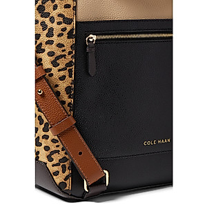 Cole Haan Grand Ambition Small Convertible Luxe Backpack Leopard/Black/Dark Chocolate/British Tan/Sesame One Size