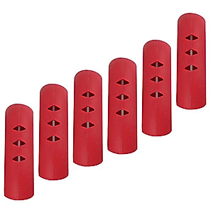 Cast Iron Skillet Handle Covers 6pcs Silicone Hot Handle Cover Pot Holder Handle Sleeves Pot Holder Skillet Handle Cover for Cast Iron Skillets Cookware Pot Handle Covers