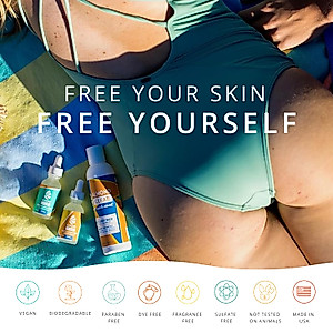 Body Clearing Serum [1 Fl Oz] Level 2 Acne Serum - Advanced Formula for Body Acne, Folliculitis, Back, Butt, Chest, Thighs, Shoulders - Mandelic Acid