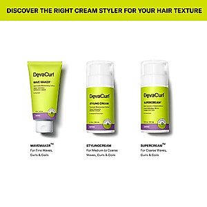 DevaCurl Styling Cream Touchable Moisturizing Definer, Citrus Zest, 5.1 fl. oz.