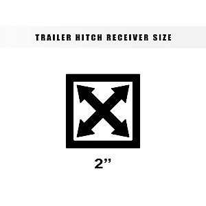 Armordillo 8719565 59" Mesh Foldable Rear Hitch Cargo Basket Universal Fits 2-Inch Receiver Tube Trailer Hitch