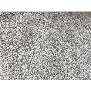 IRONCAT 86550 Heavy-Duty Goatskin Palm Gloves – [1 Pair] Large, Reinforced Palm and Thumb, Spandex Back, Hook and Loop Elastic Wrist,White