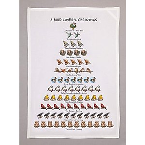 Allport Editions Bird Lover's Christmas - Tea Towel - 12 Days of Christmas Series