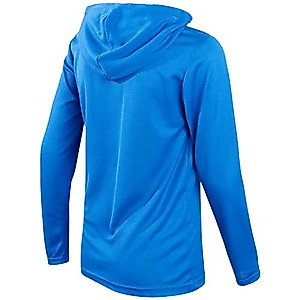 New Balance Boys' Active Sweatsuit - 2 Piece Waffle Knit Hoodie Sweatshirt and Sweatpants - Jogger Pants Set for Boys, 7-12, Size 12, Cobalt/Grey