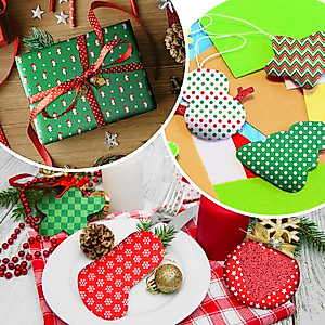 15 Pieces Christmas Leather Sheets Glitter Synthetic Leather Fabric Snowman Printed Fabric Sheets Waterproof Christmas Sheets for Holiday Christmas Bows Earrings Making Supplies (Bright Style)