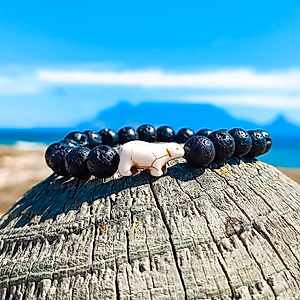 Fahlo Polar Bear Tracking Bracelet, Elastic, supports Polar Bears International, one size fits most for Men and Women