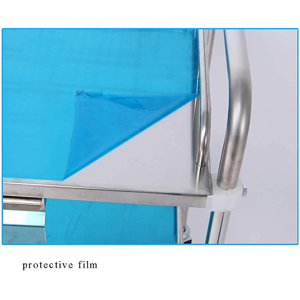 Cart Trolley, Lab Clinic Serving Cart Trolley 2-Tier Medical Trolley Stainless Steel Treatment Trolley/Medical Laboratory Equipment Carts/Beauty Salon Tool Car，L50xW40xH86cm The Taste of Home