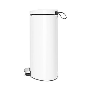 Brabantia Pedal Bin Silent - White - 40 Liter