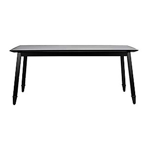 SAFAVIEH Home Collection Brayson Modern Black Rectangle Dining Table