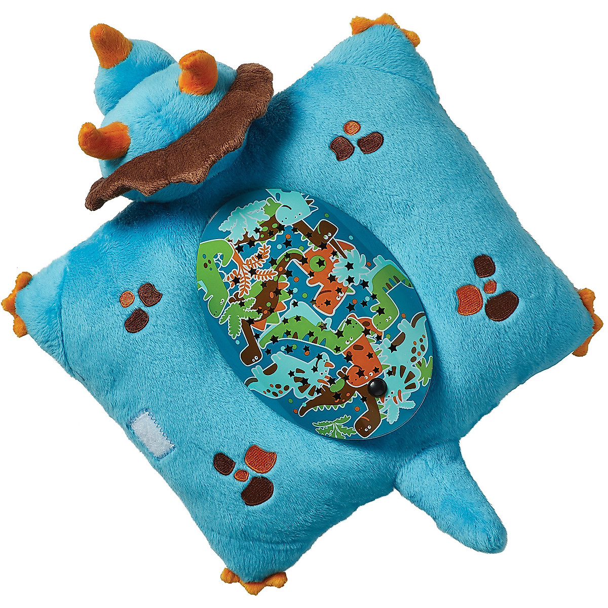 Pillow Pets Sleeptime Lites Blue Dinosaur Stuffed Animal Plush Night Light